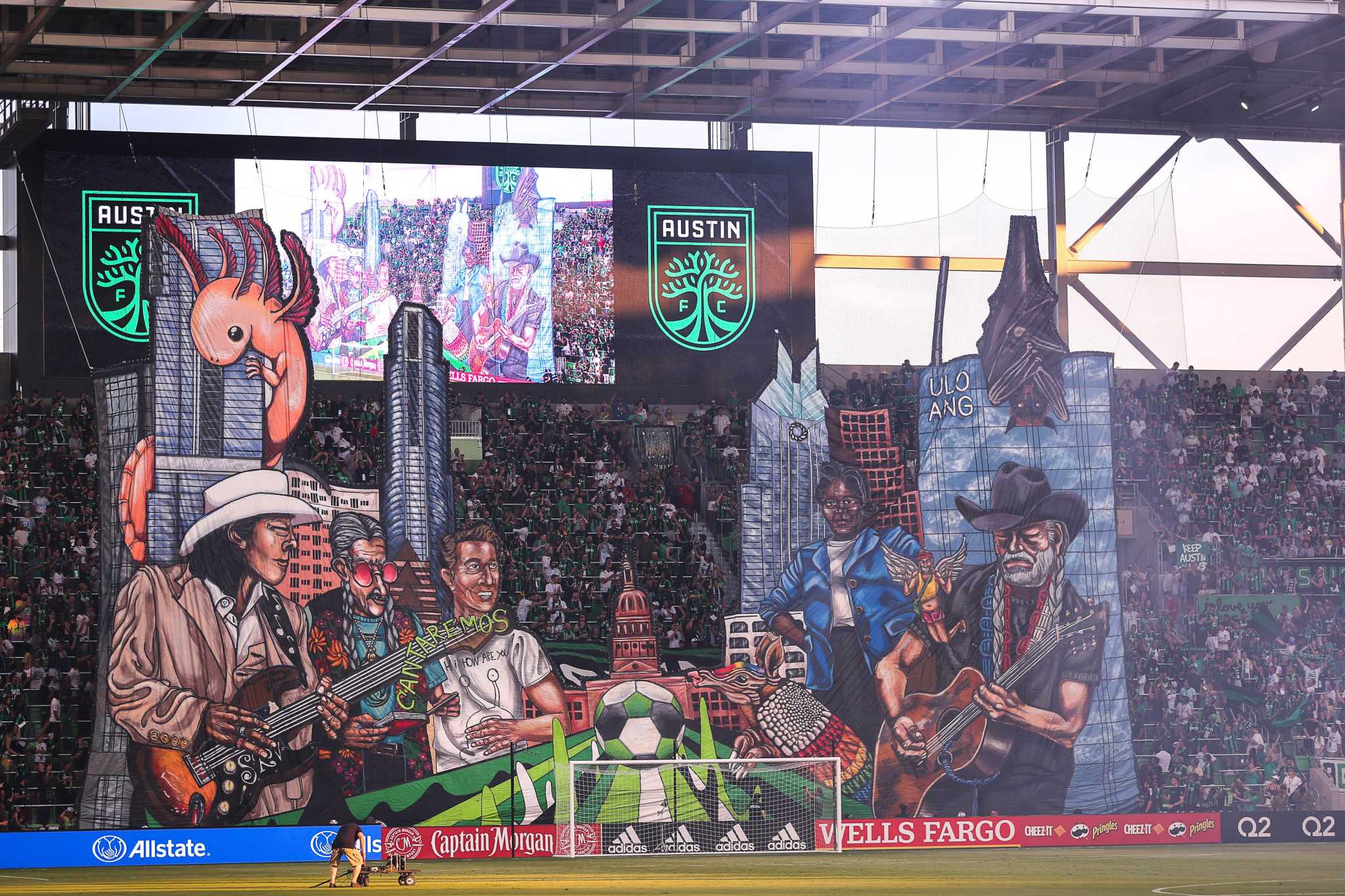 First Austin FC tifo honors Stevie Ray Vaughan, Raul Salinas, Barbara ...