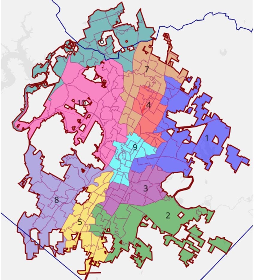 Here's what Austin City Council districts could look like after ...