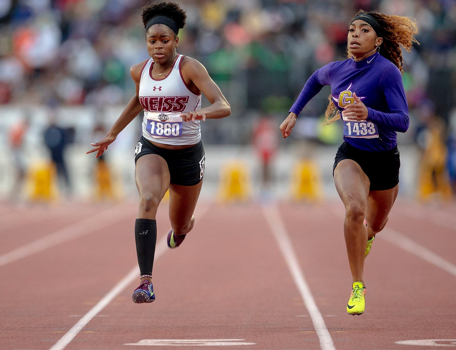 Weiss sprinter Michaela Francois finally gets chance to defend state title