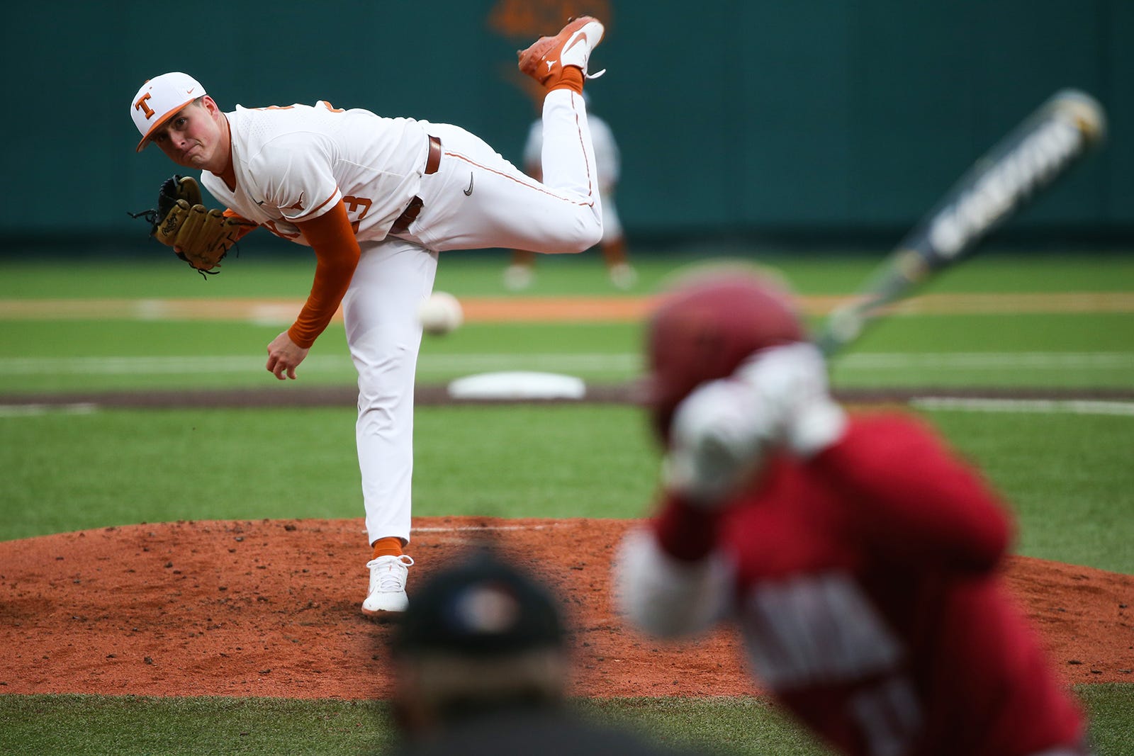 Texas pitcher Pete Hansen is already hot as Big 12 play is heating up