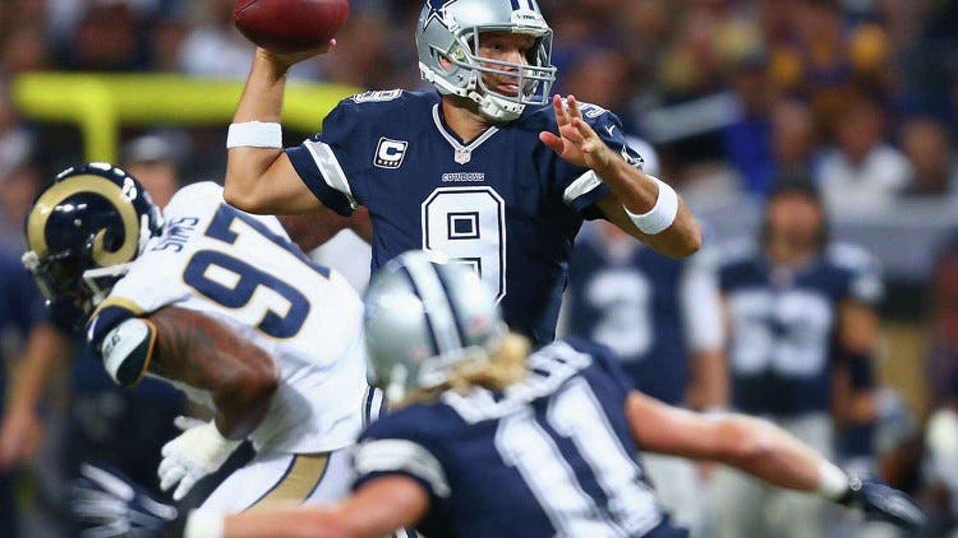 tony romo interception record