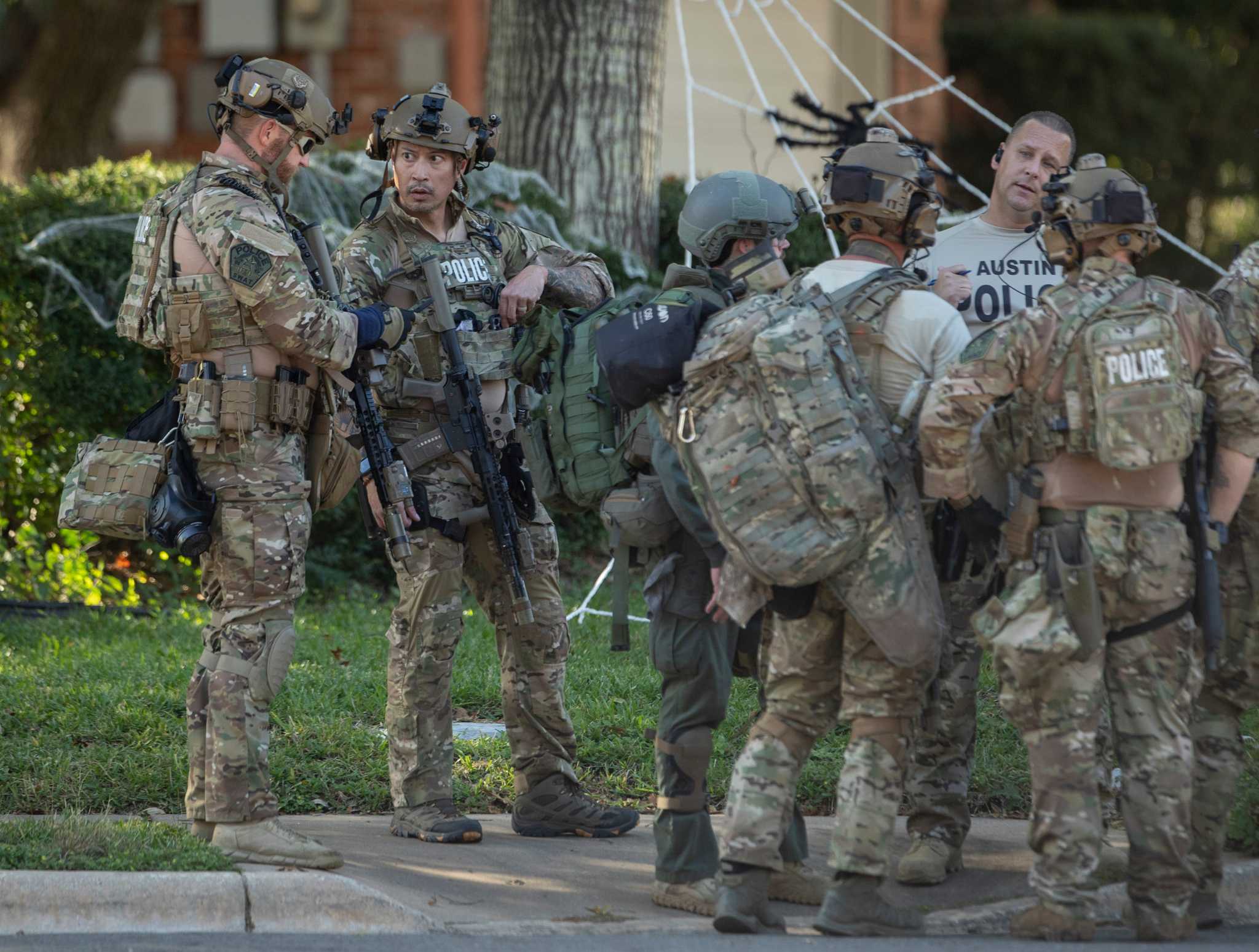 SWAT standoff in Circle C neighborhood ends with shooting, fire