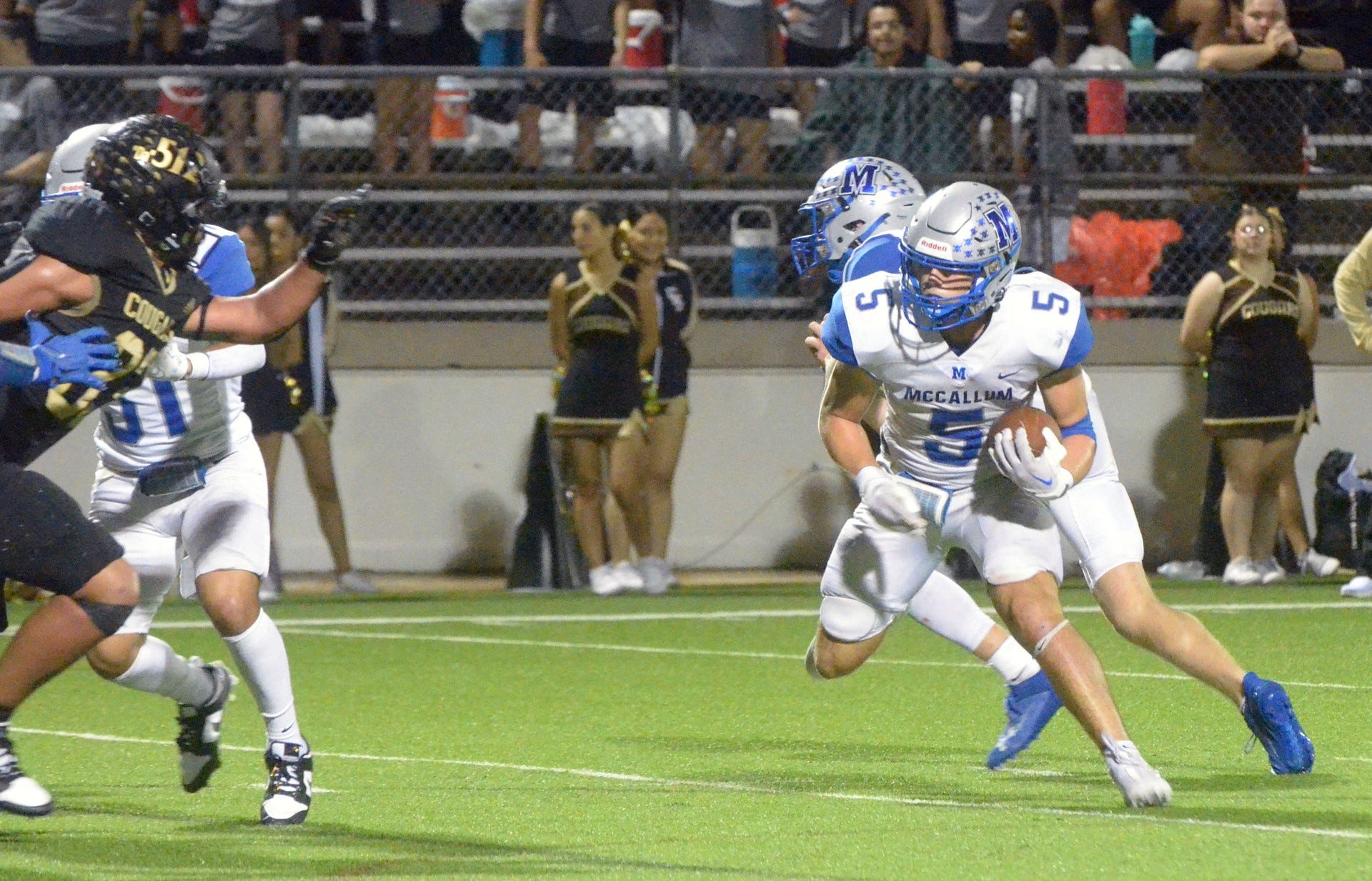 McCallum football uses big night from Mitchell Butler to beat Crockett