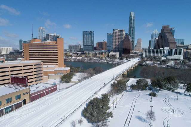 See stunning images of winter freezes in Austin since 2021
