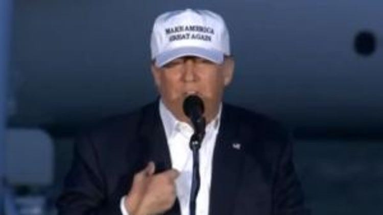 Trump tries to expand November map