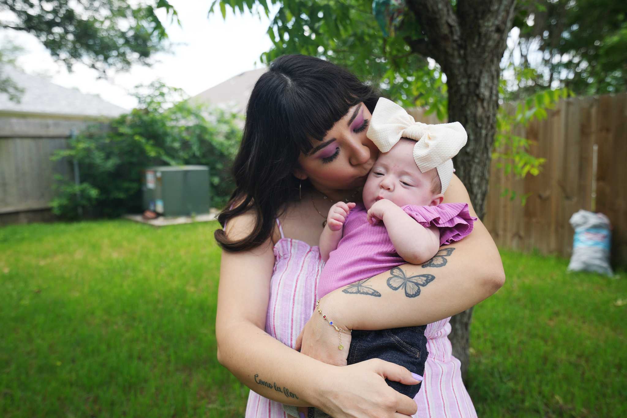 Surgery during pregnancy helped Pflugerville mom have healthy baby.