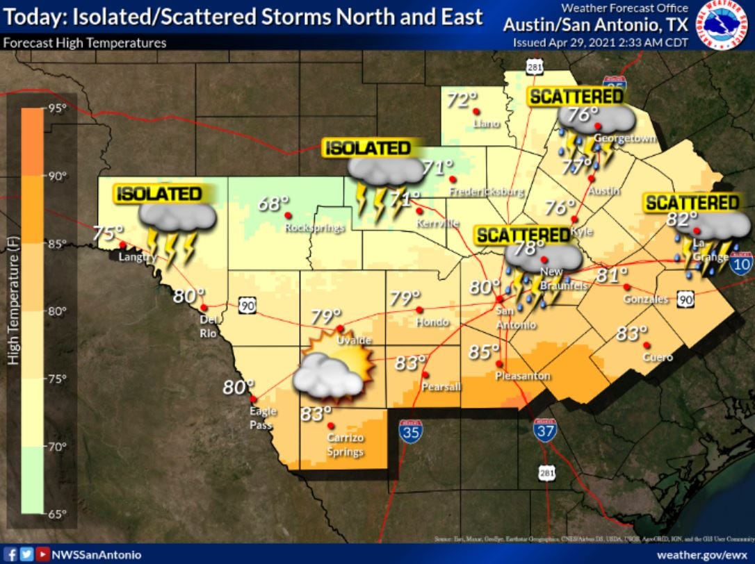Live Austin TX weather updates: Latest forecast on rain, hail, possible ...