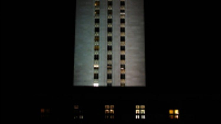 When and why is the UT Tower lit?