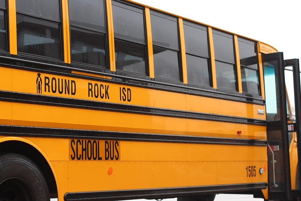 Round Rock school bus involved in collision Wednesday morning