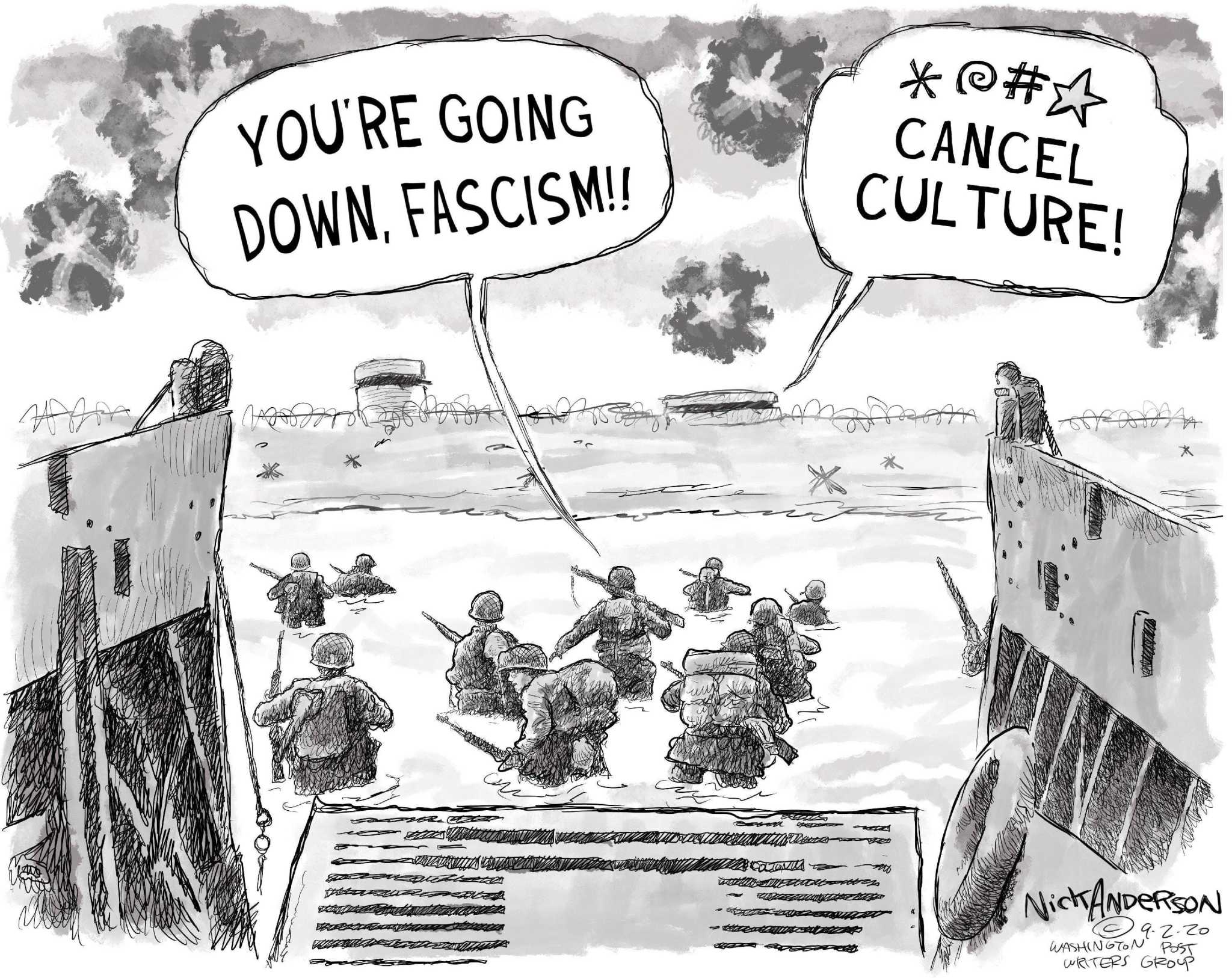 Editorial cartoon: Cancel culture