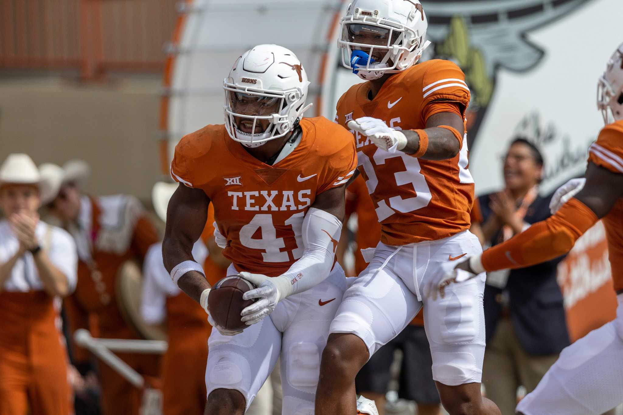 Linebacker Jaylan Ford leads Texas through spring football practices