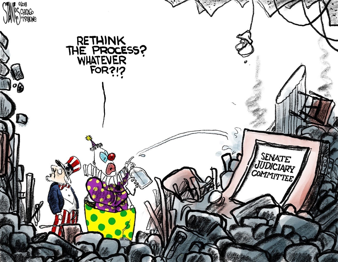 Editorial cartoon: Rethink the process?