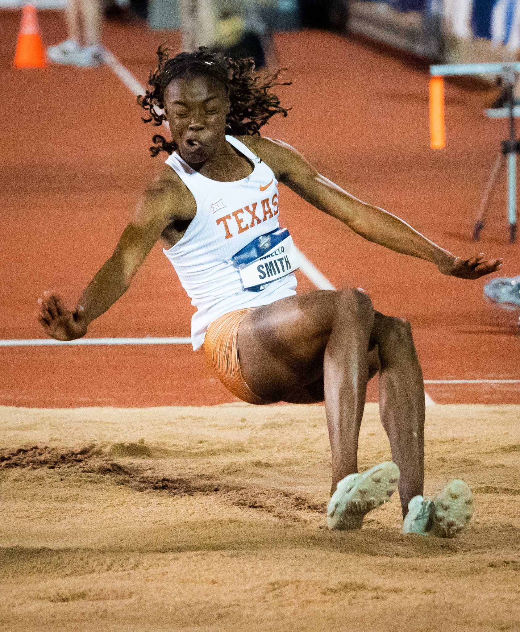 Texas' Ackelia Smith wins gold in long jump at NCAA rack meet