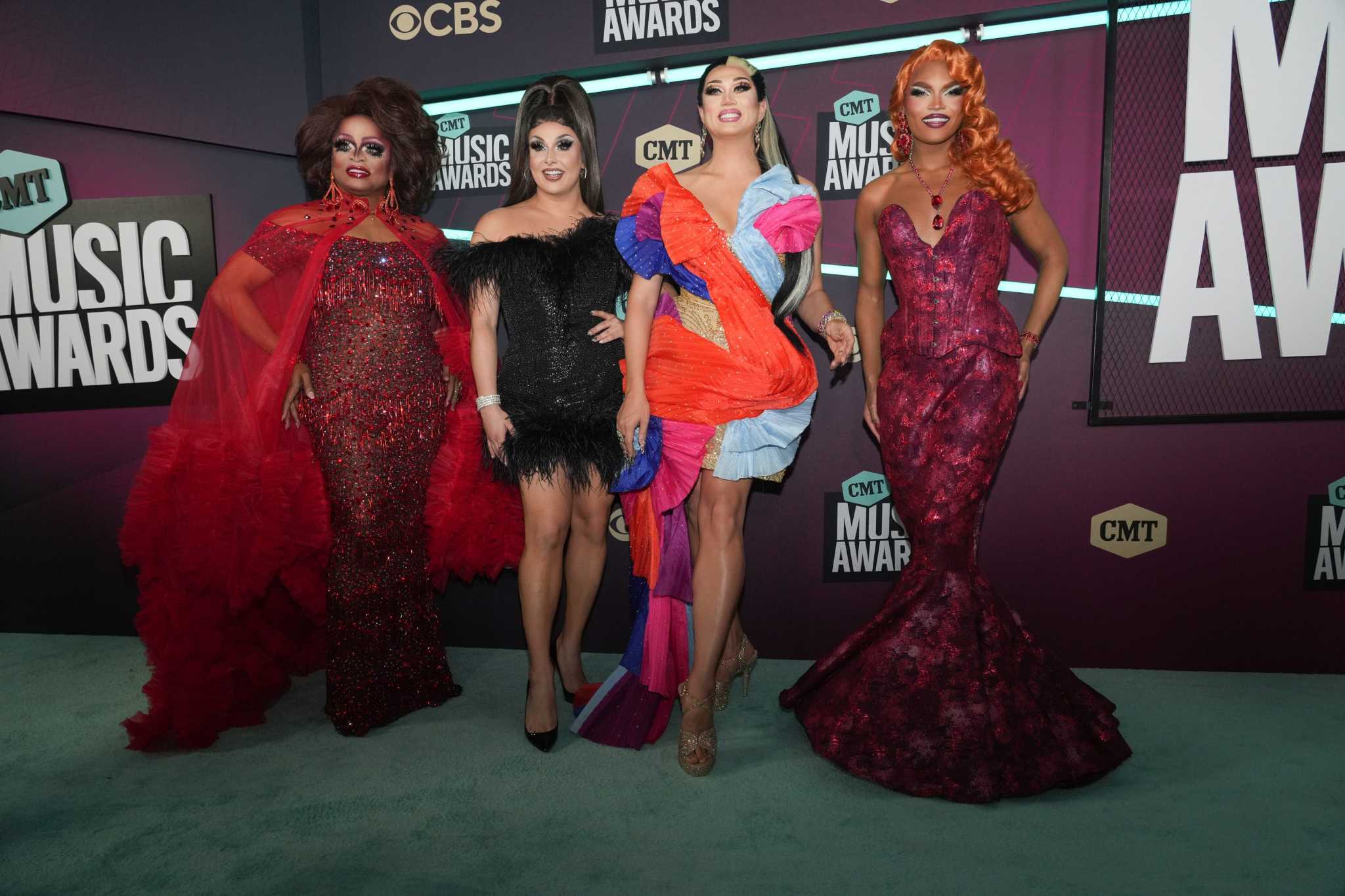 RuPaul's Drag Race queens share message to Texas drag queens at CMT ...