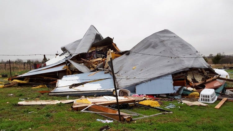Amid tornado destruction in Dallas area, a tale of a rescue attempt