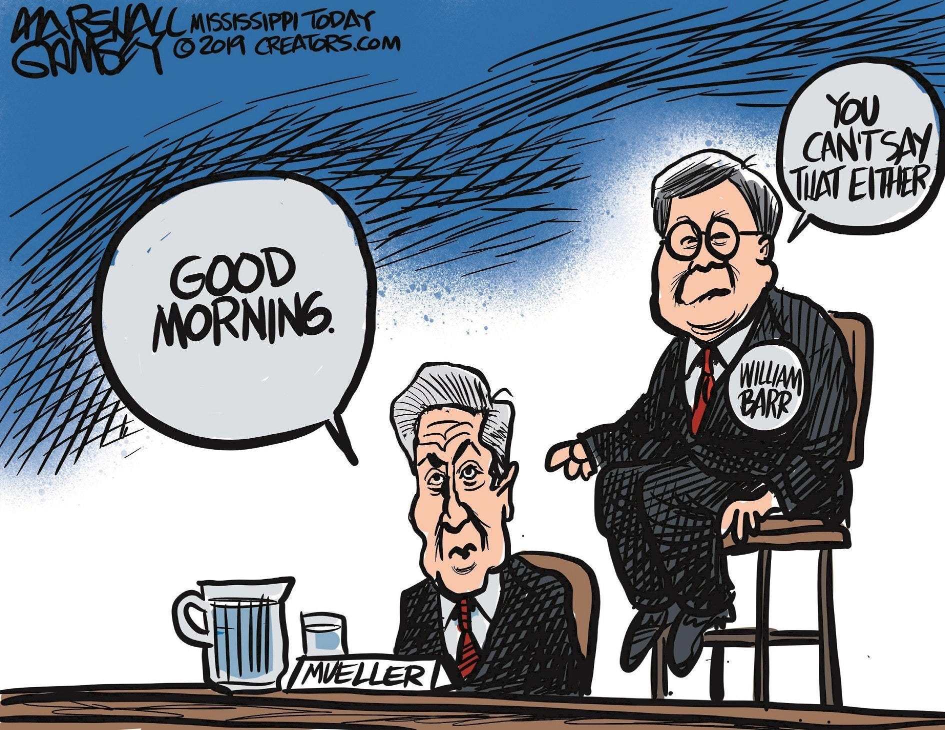Editorial cartoon: Mueller reports