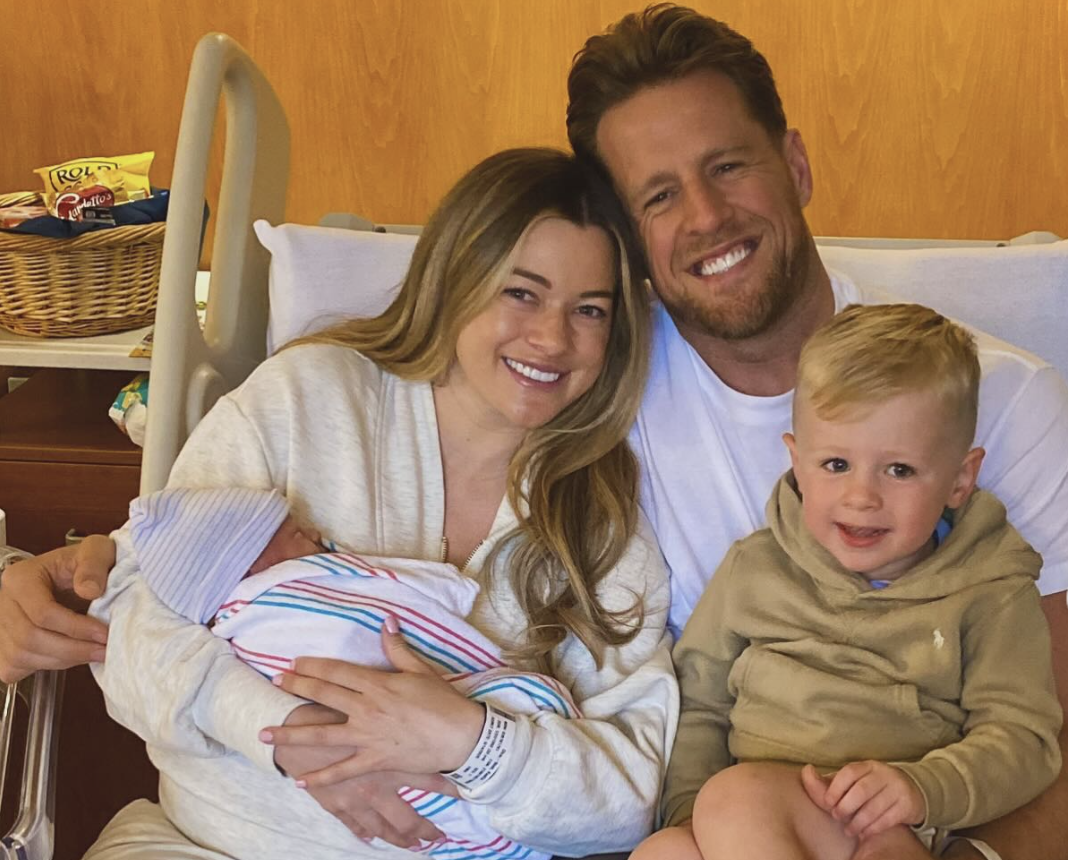 J.J. and Kealia Watt reveal newest baby boy on Instagram