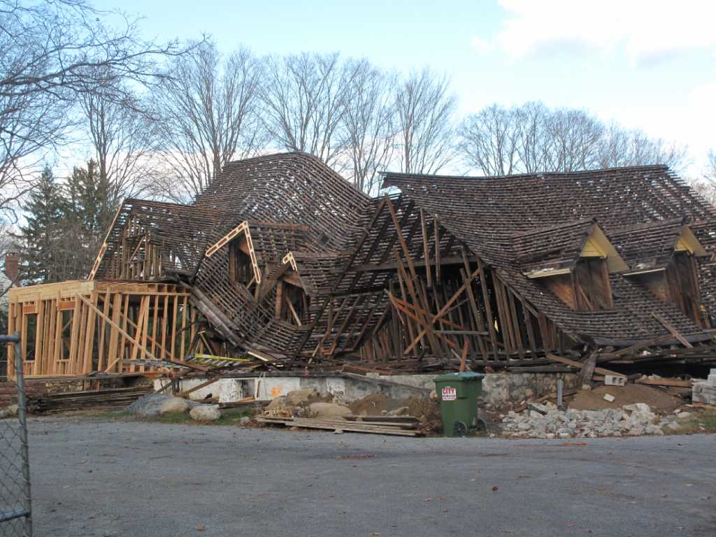 Maples Inn construction site collapses