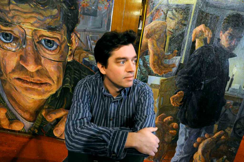 John Hampshire speaks about his recent artwork