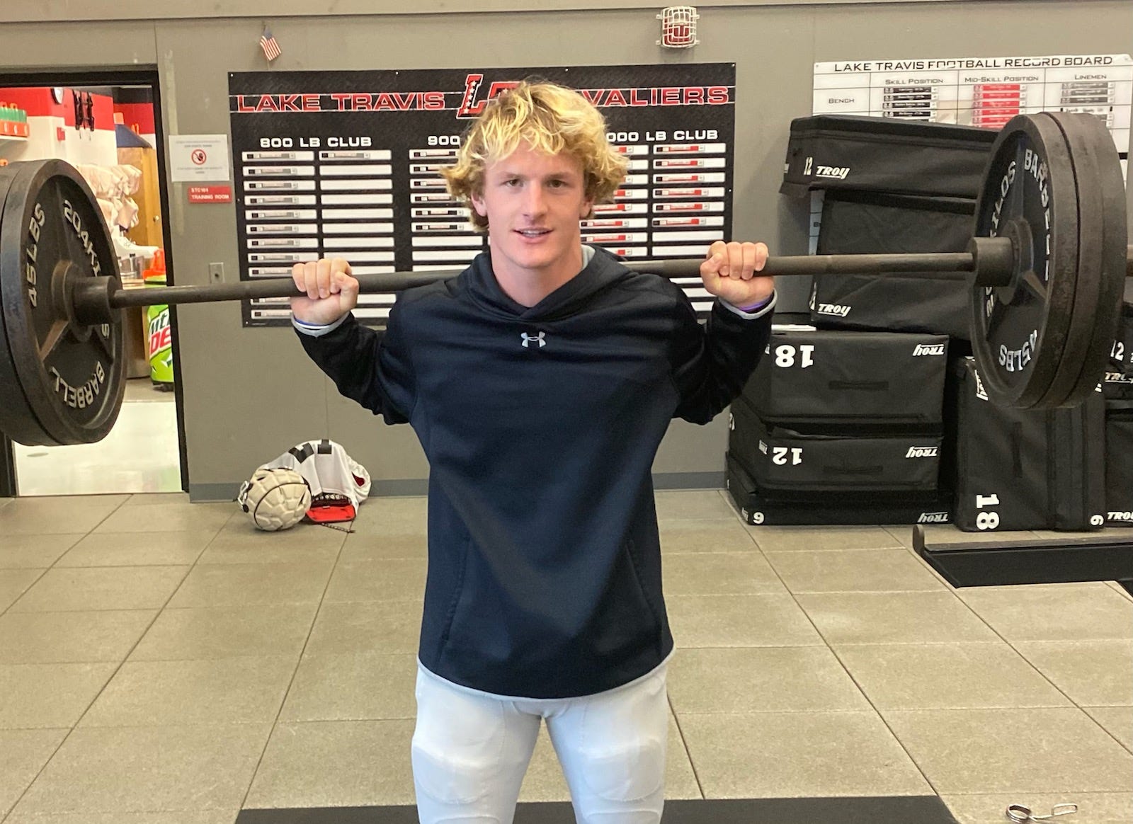 High school football: Sam Self, junior tight end, Lake Travis