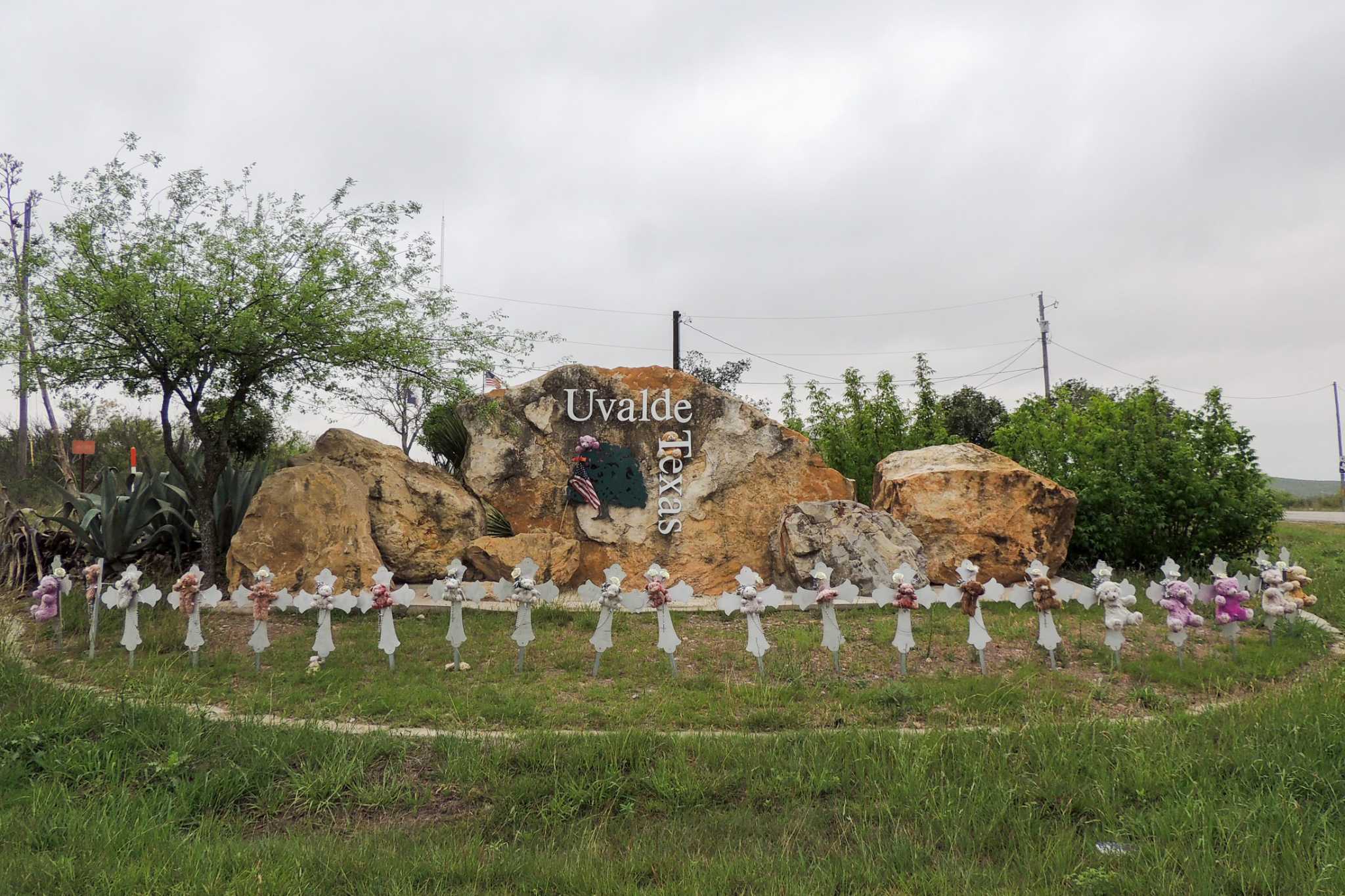 Photos: Memorial stands in Uvalde, Texas one year after mass shooting