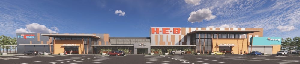 H-E-B prepares to unveil its newest store at the former Nutty Brown ...