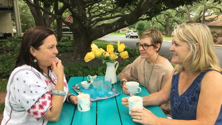 There’s always a spot at the turquoise table