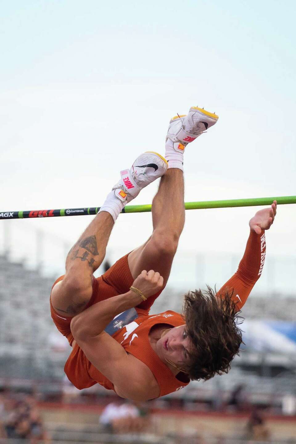 Texas high jumper, social media influencer Sam Hurley finishes 14th