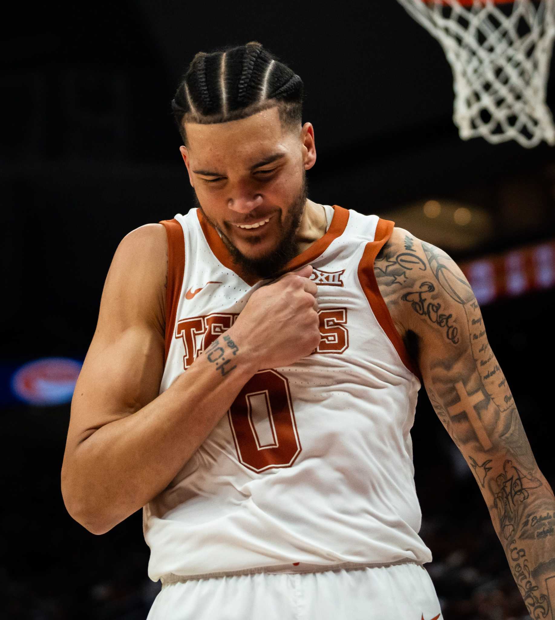 Texas' Timmy Allen discusses challenges of season for men's basketball