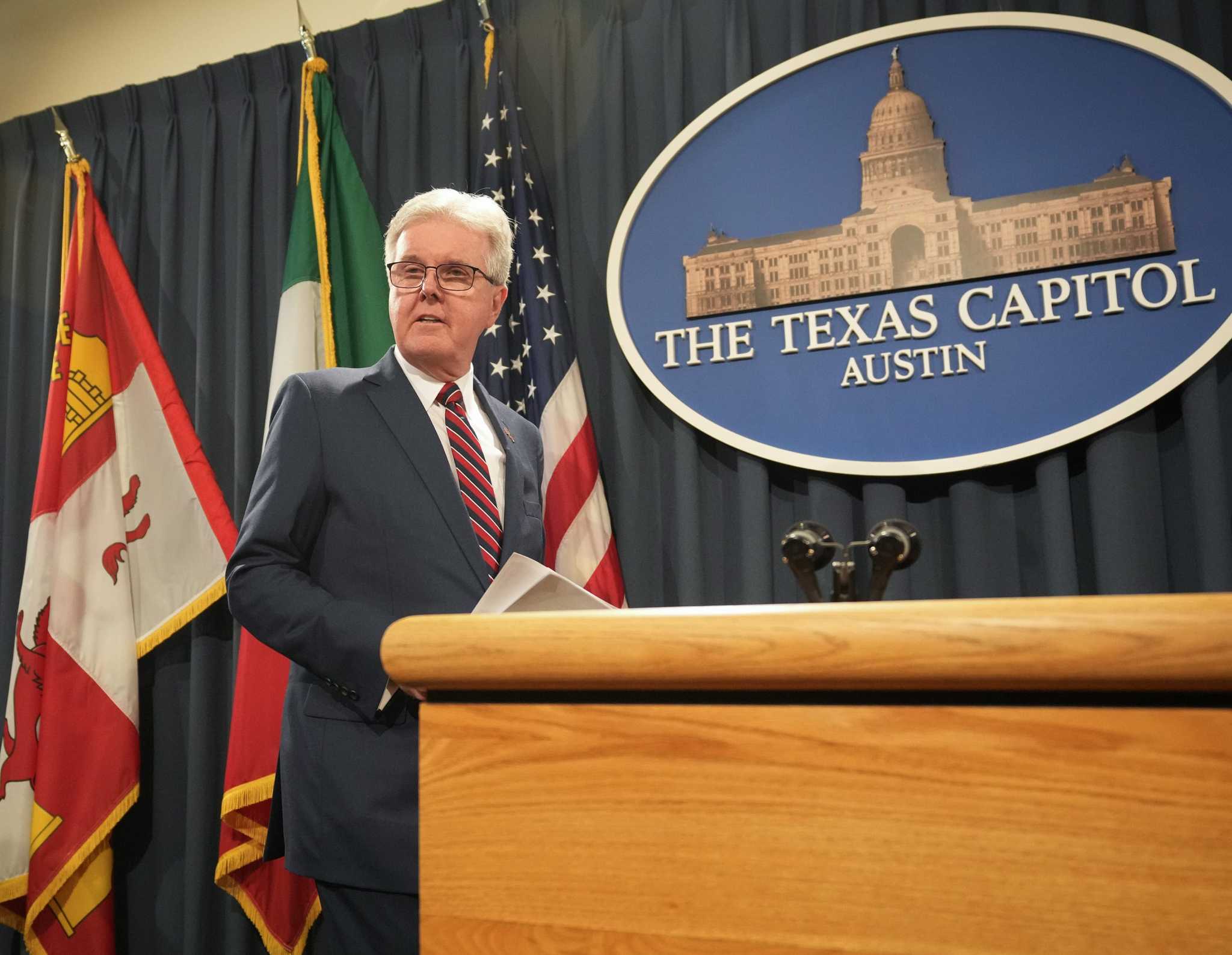 Texas Lt. Gov. Patrick gets $3M in contributions from pro-Paxton PAC