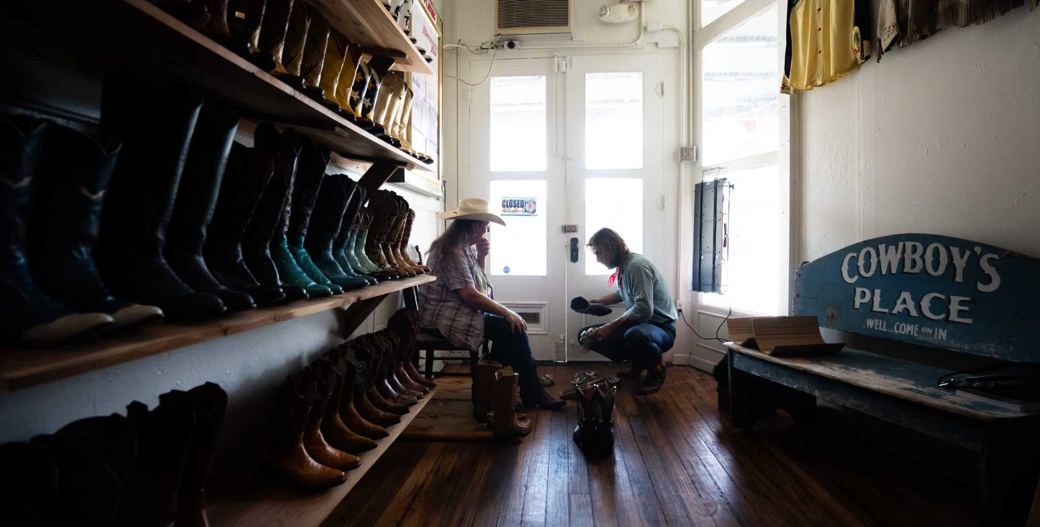 Austin vintage cowboy boots hunter keeps Texas history alive