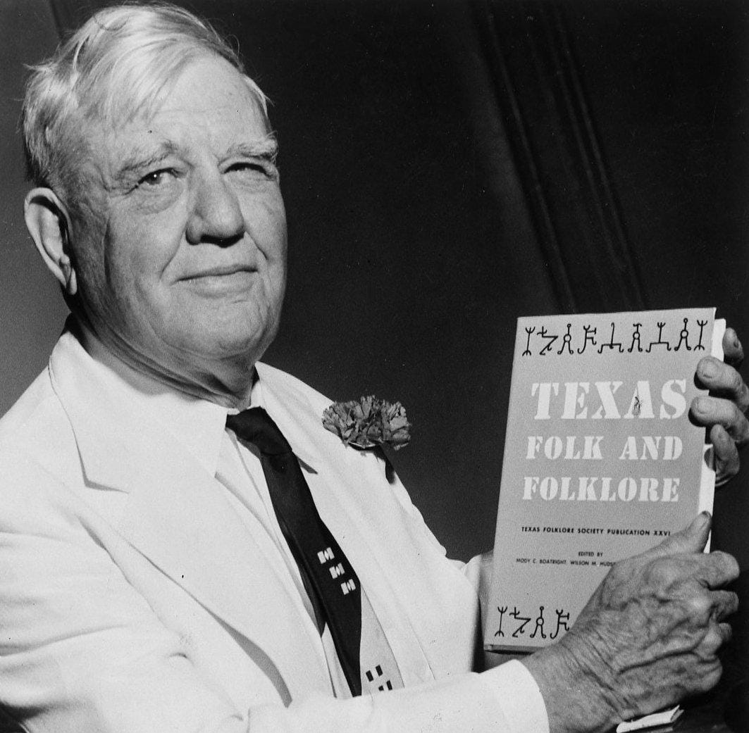 Texas history: J. Frank Dobie: ‘Earth Rhythms and the Southwestern Tempo’