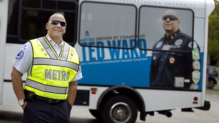 Ball: Ted Ward, bus driver extraordinaire, wins national contest