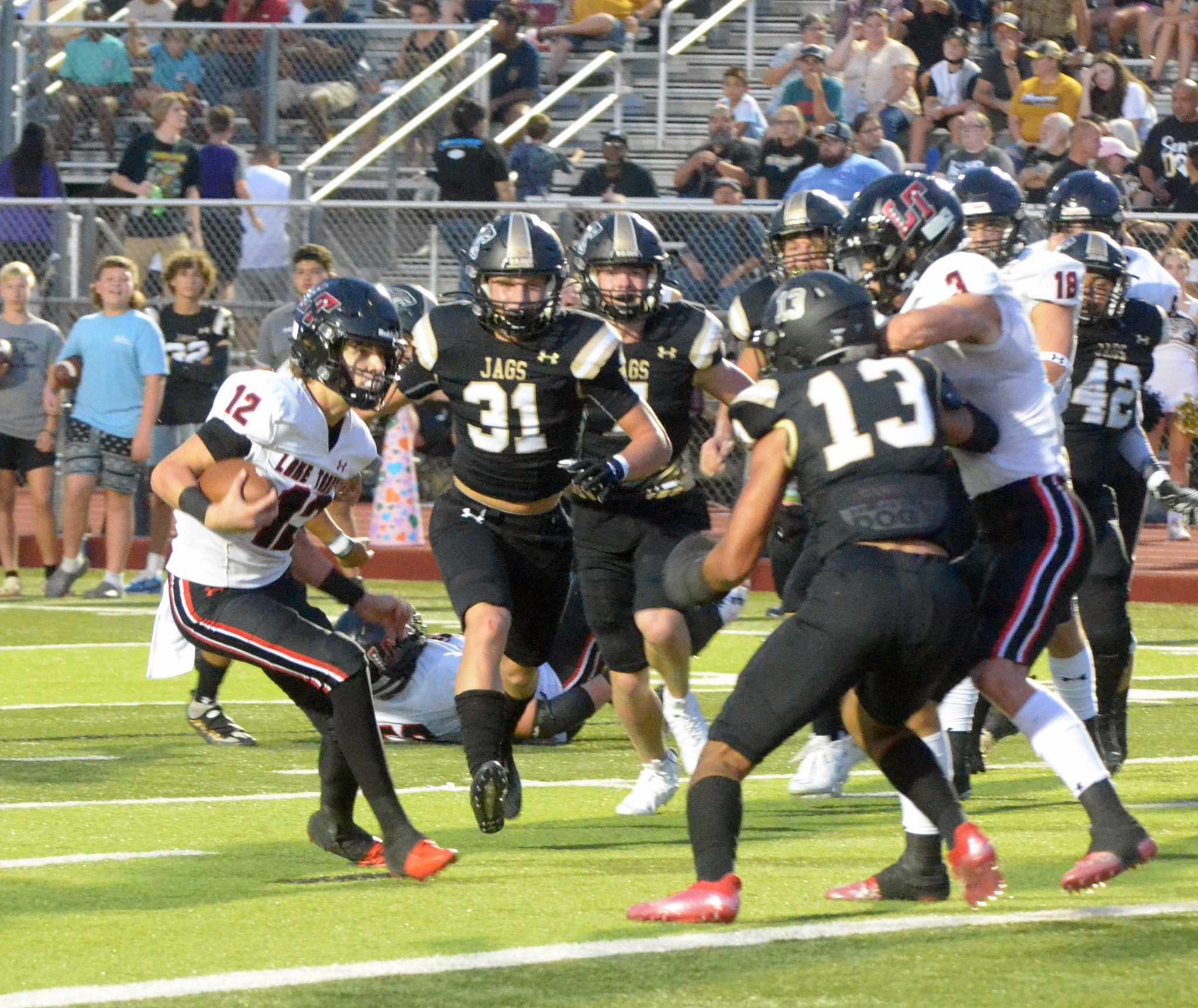 Lake Travis football takes on Johnson in district matchup