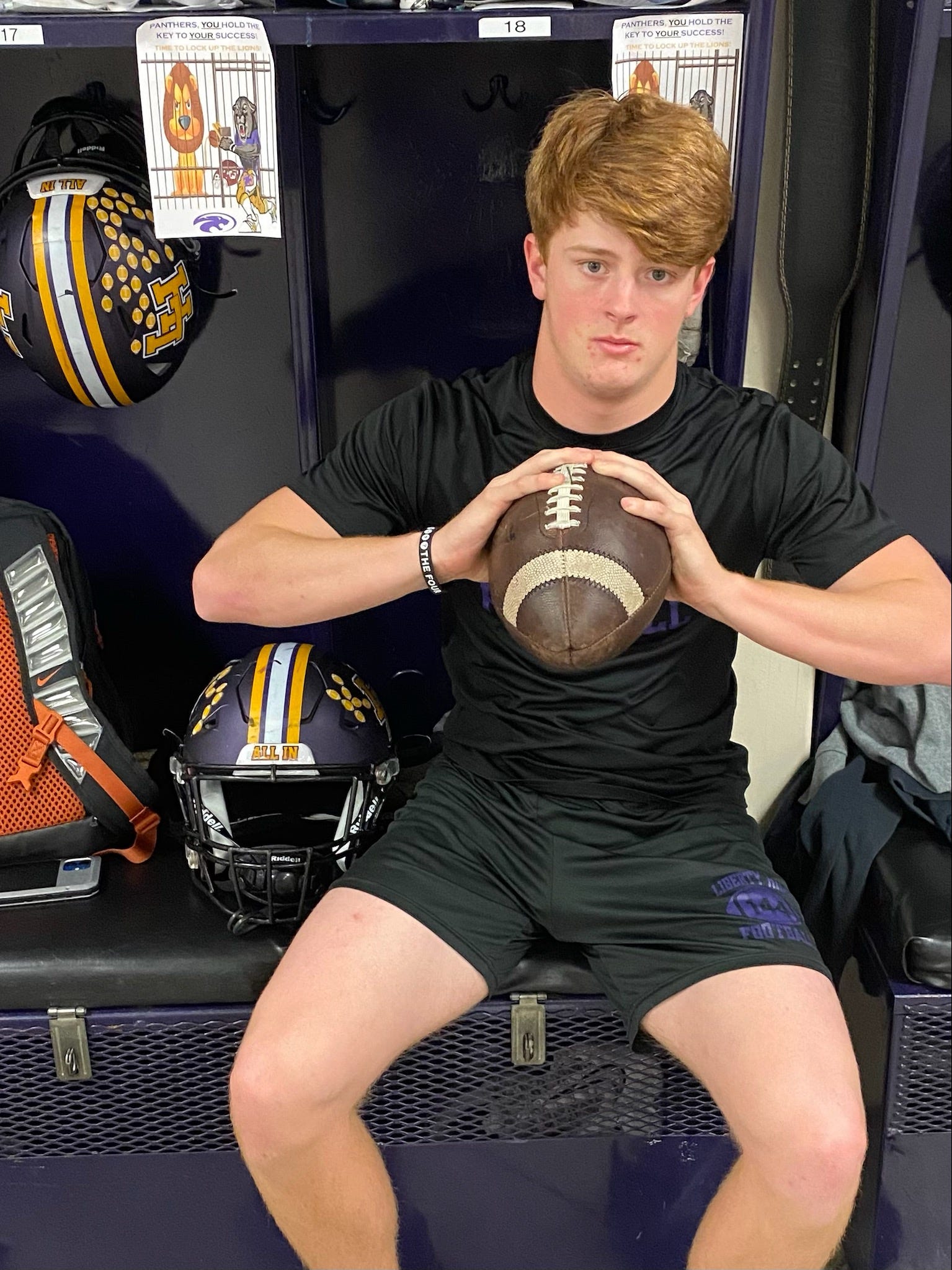 Faces off the Field: Justin Lovell, senior receiver, Liberty Hill