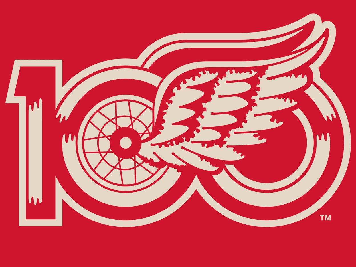 Detroit Red Wings reveal centennial logo, announce 100th season events