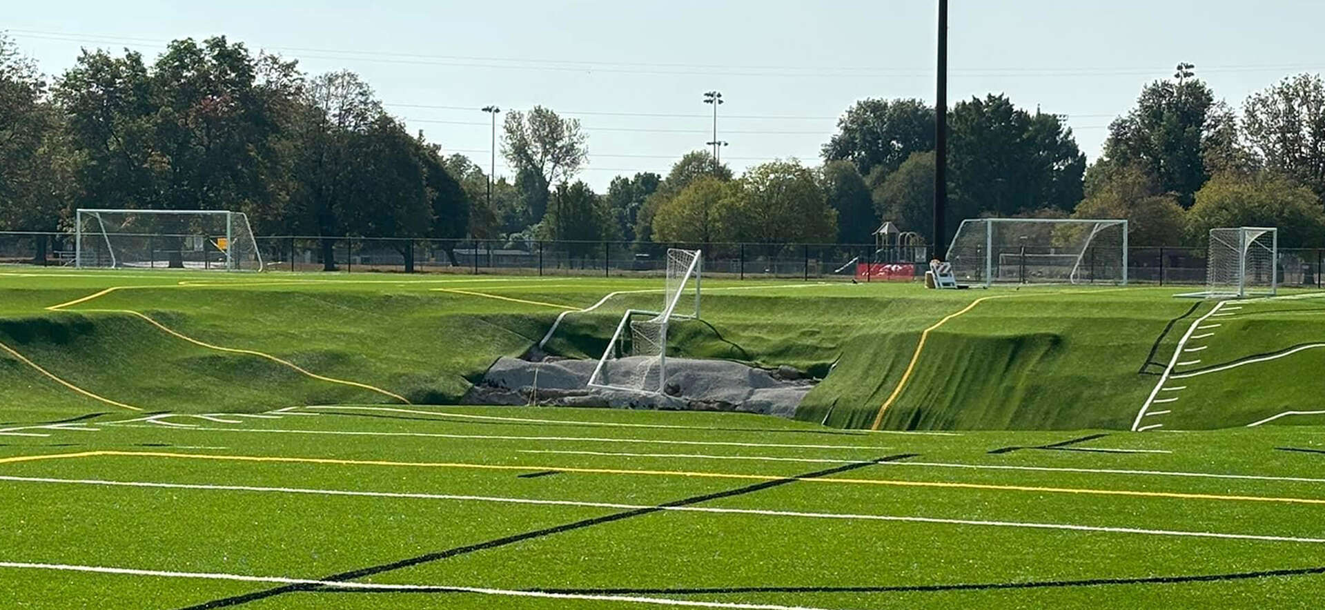 Alton’s Gordon Moore Park sinkhole disrupted sports, camps adapt