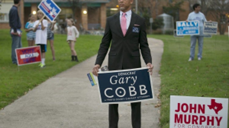Gary Cobb’s fall in Travis DA race was of his own making