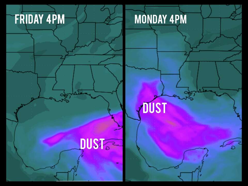 Largest Saharan dust cloud this year on a crash course to Texas