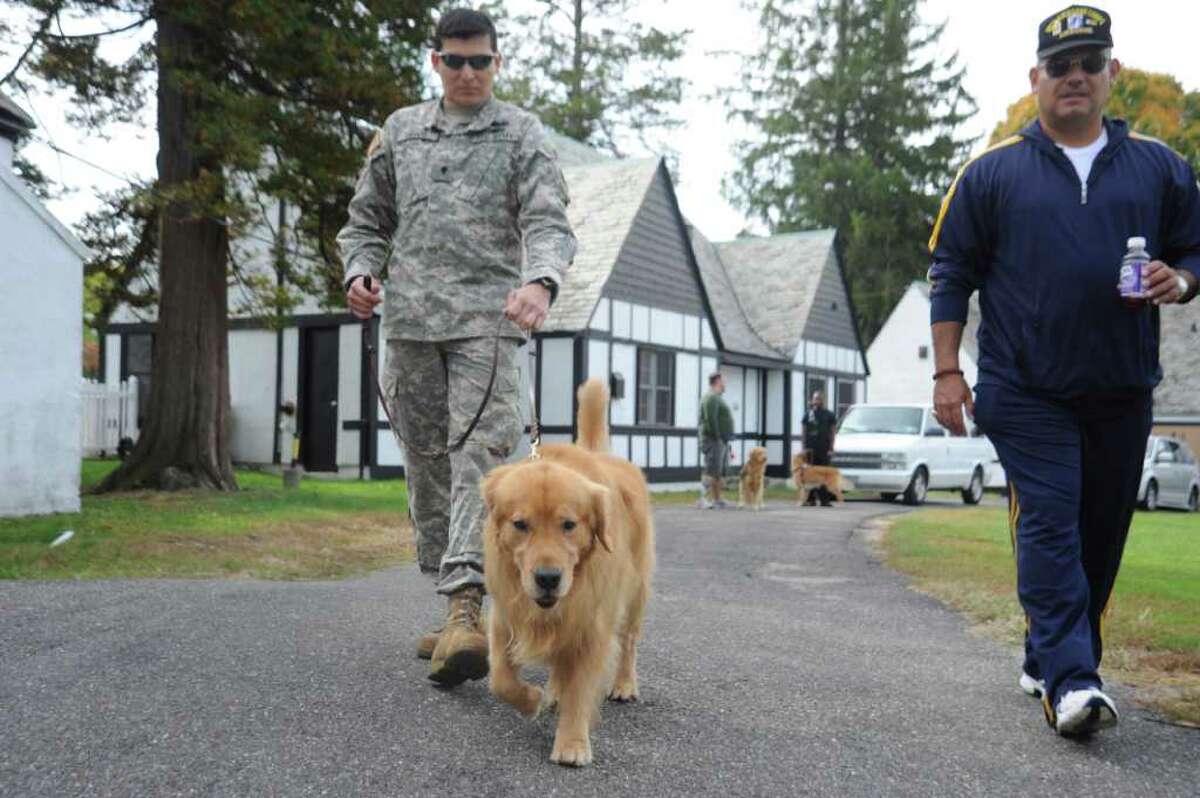 Warriors' wounded psyches healed by service dogs
