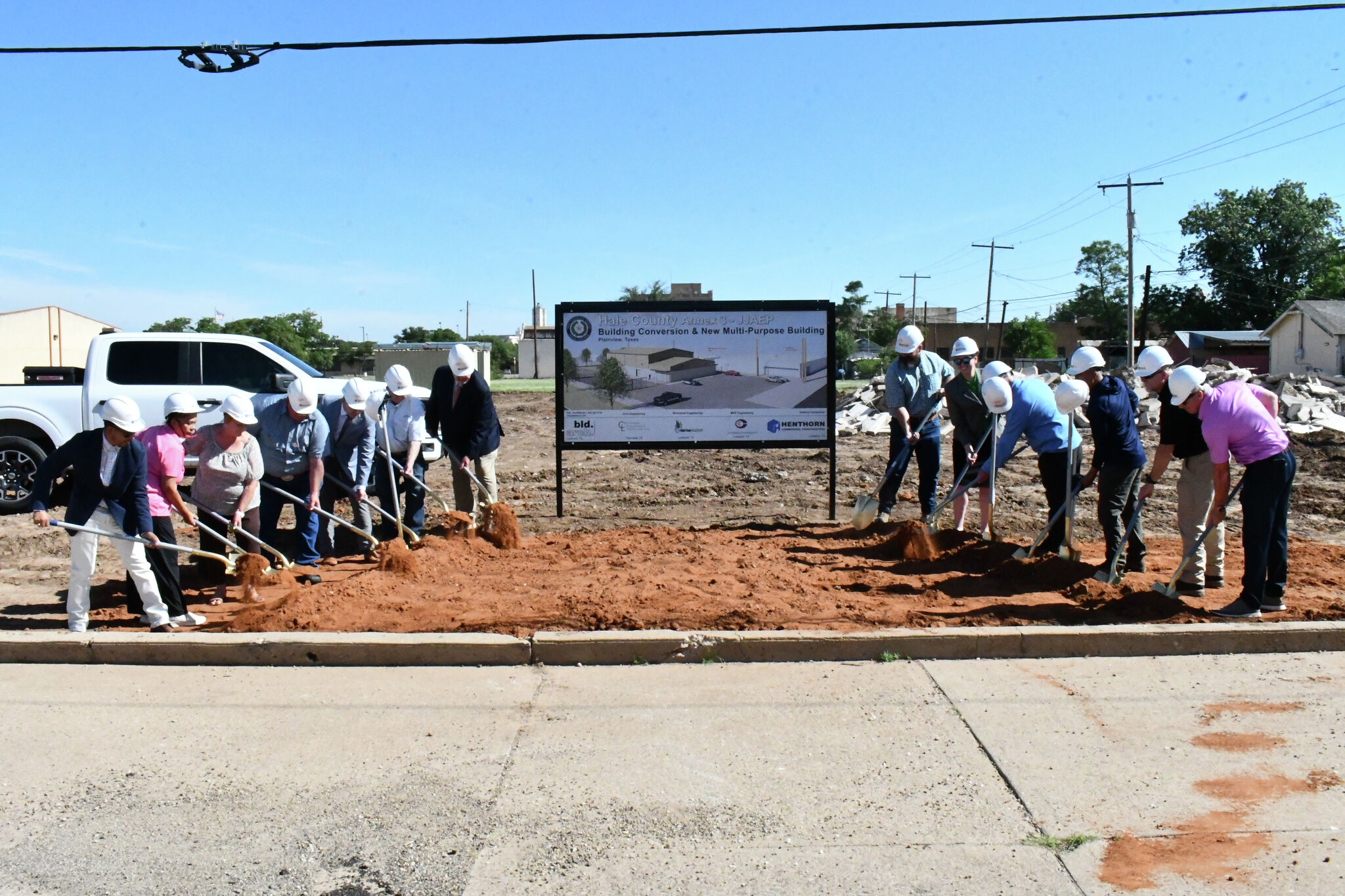JJAEP building renovation project breaks ground in Plainview