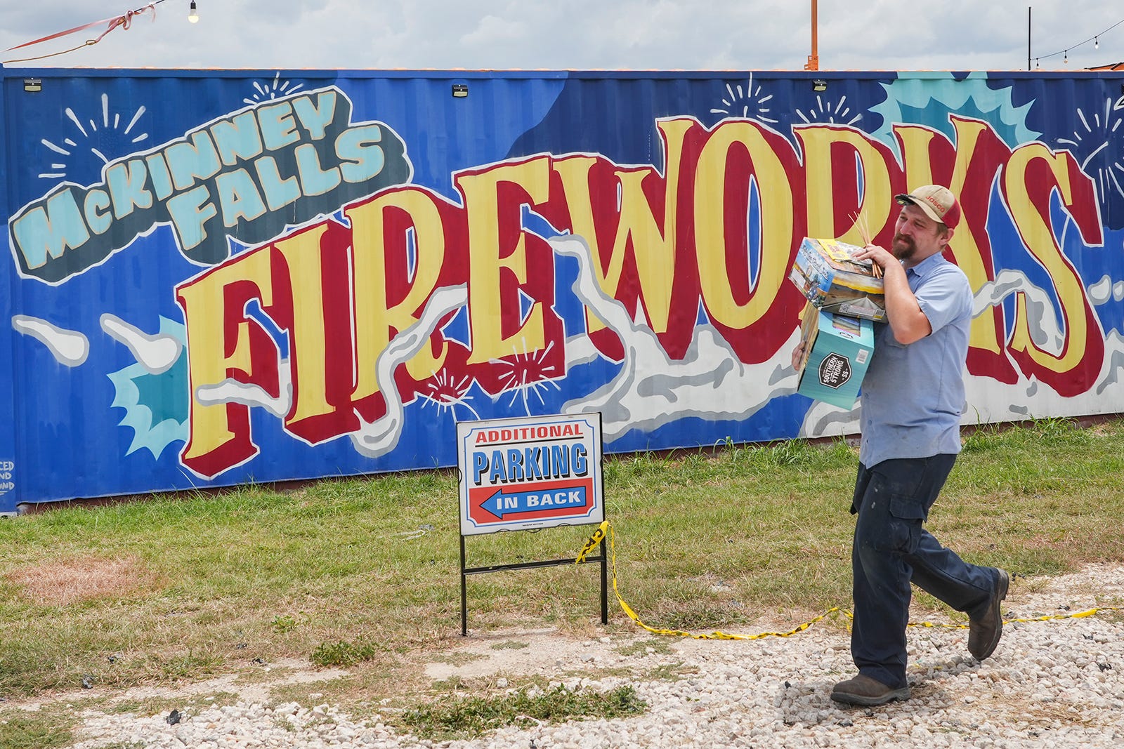 firework stand independence day