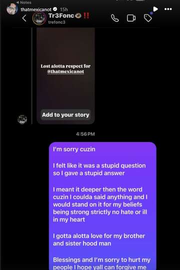 Houston rapper That Mexican OT apologizes after comments outrage fans