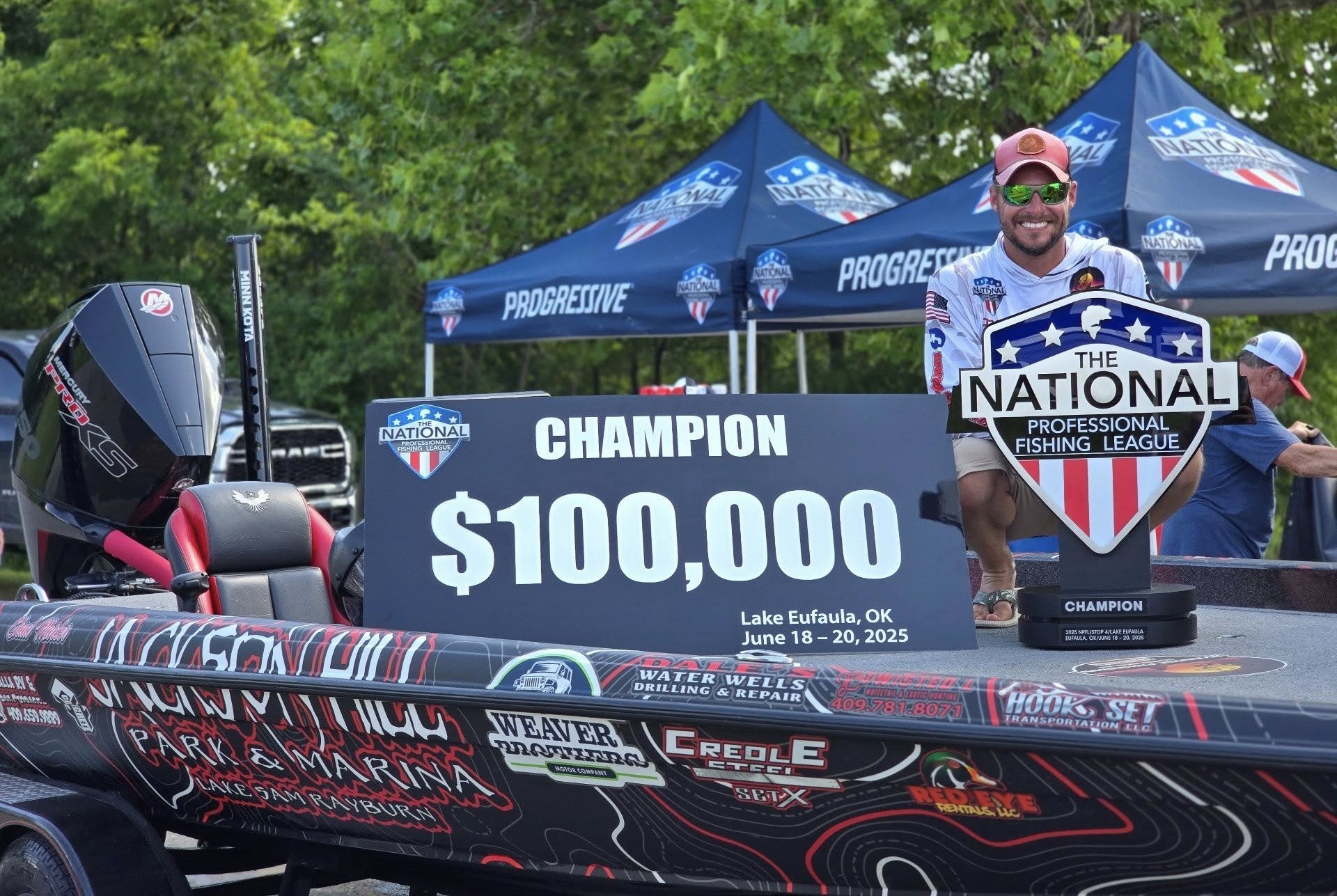 Jasper bass pro banks big prize at National Professional Fishing Leagu