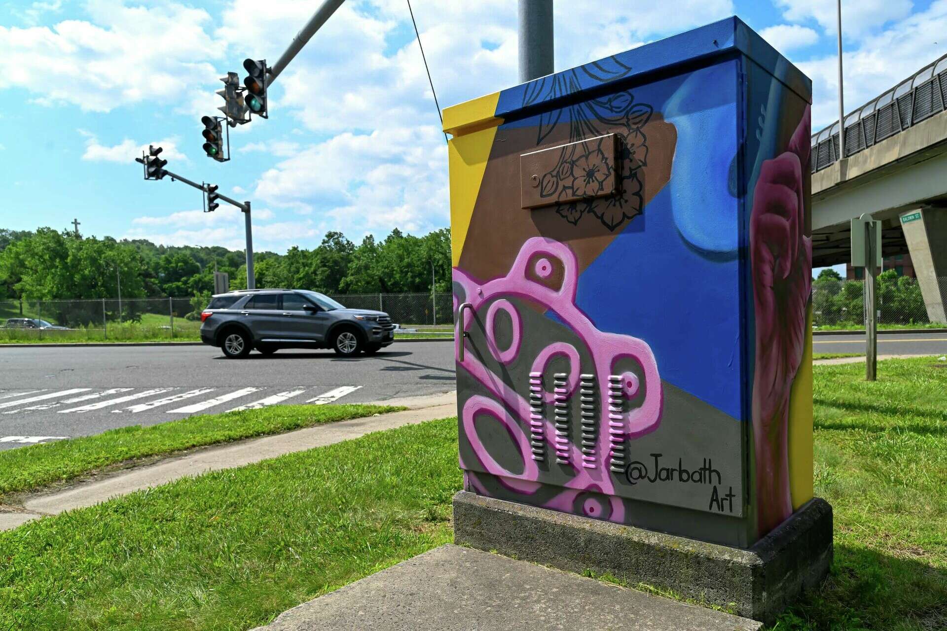 Waterbury traffic-control boxes transformed into art
