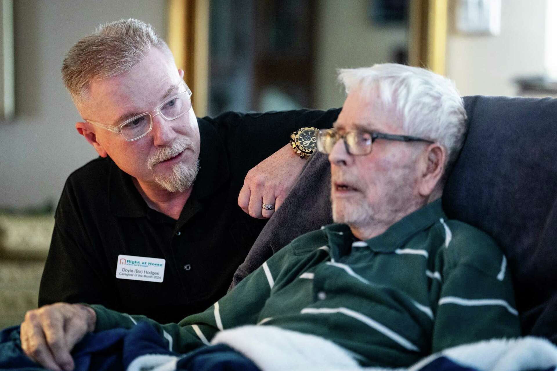 Motorcycle wreck helps Marble Falls man find new life as caregiver