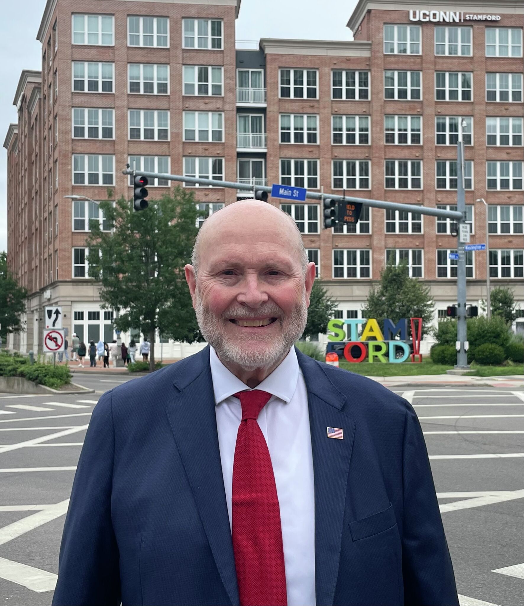 Stepson of late Stamford mayor files to run for same office