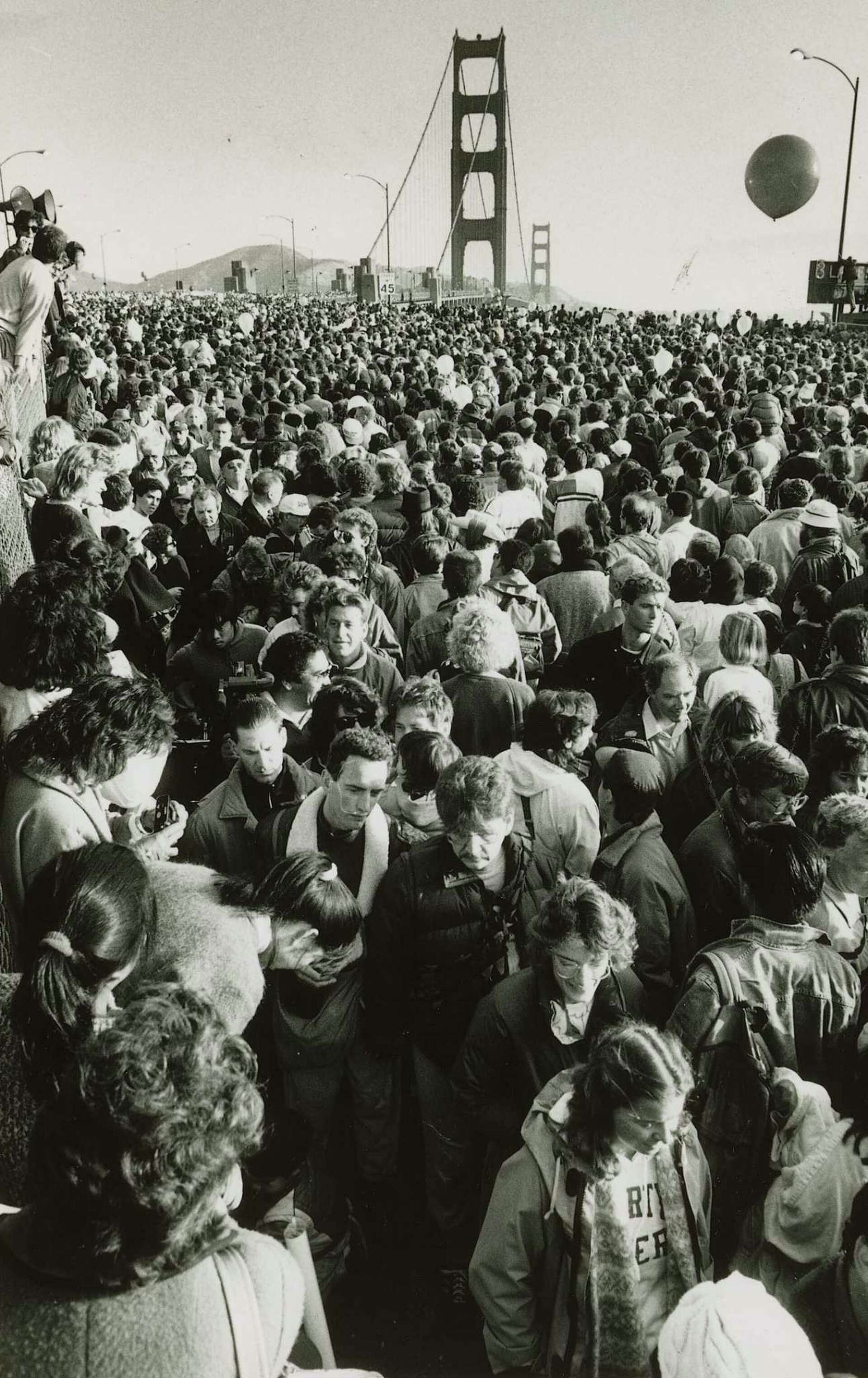 San Francisco's Golden Gate Bridge 50th anniversary turned into chaos