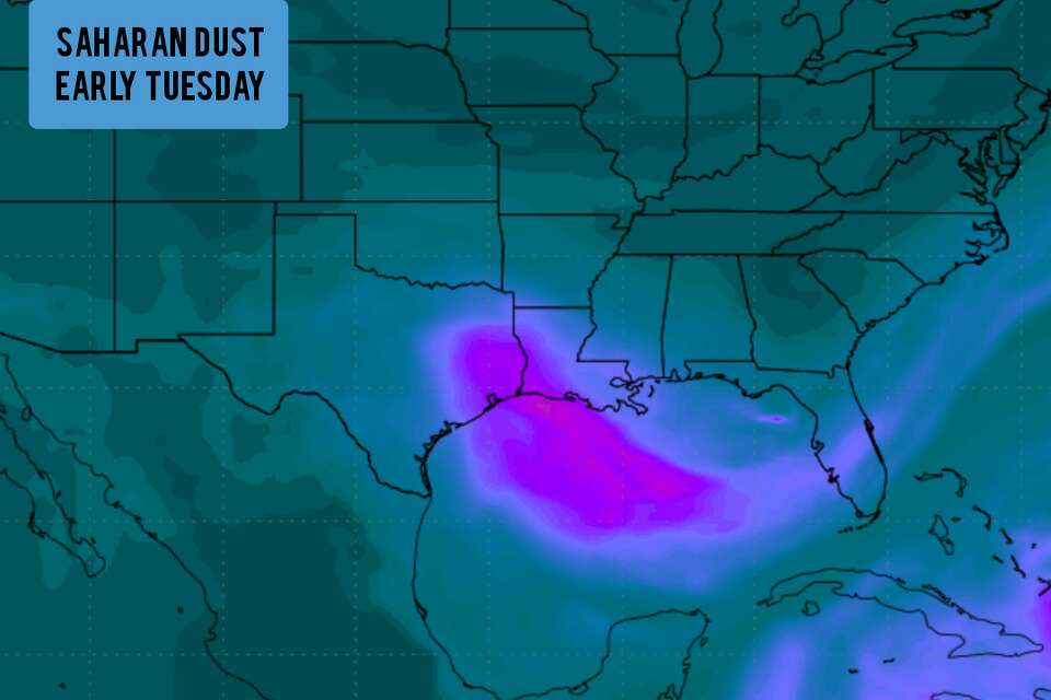 Storms, Saharan dust both aim for Houston. Here’s what to expect.