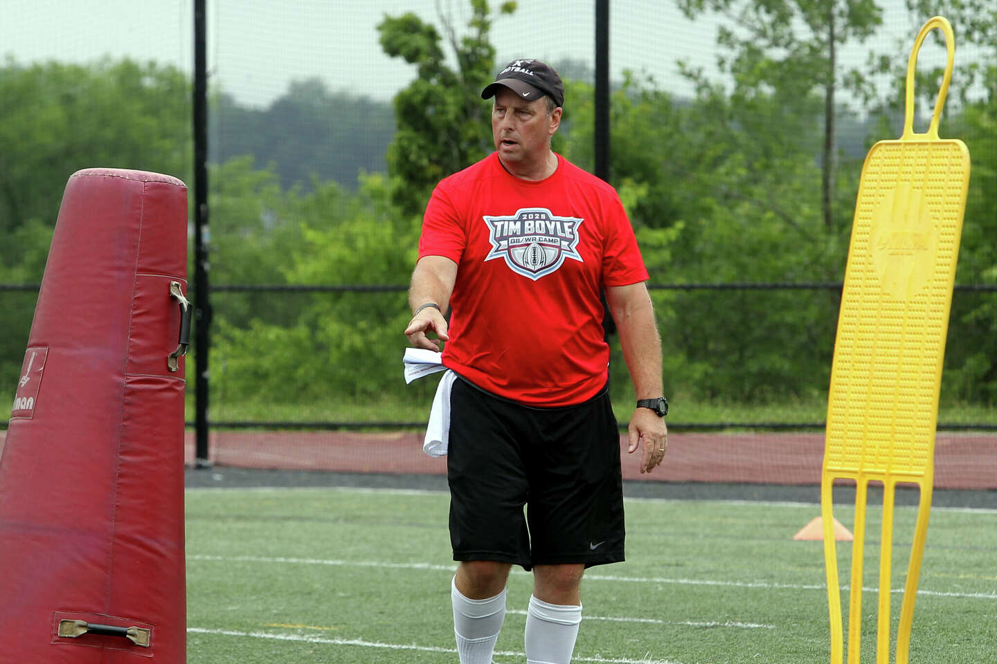 Campers learn from NFL players, have fun at Tim Boyle football camp